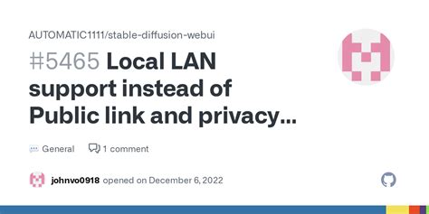 Local LAN Support Instead Of Public Link And Privacy Concern Discussion AUTOMATIC