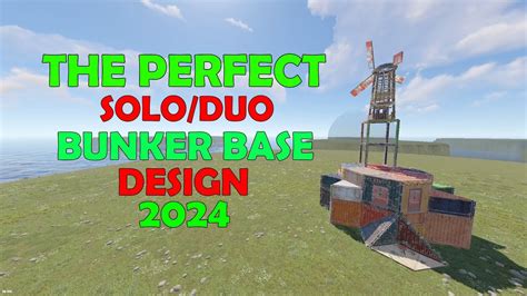 BEST SOLO DUO BUNKER BASE DESIGN 2024 YouTube