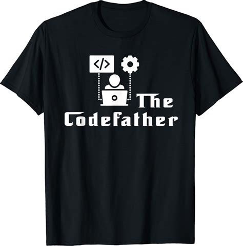 graphic 365 the codefather code coder funny sarcastic t shirt amazon