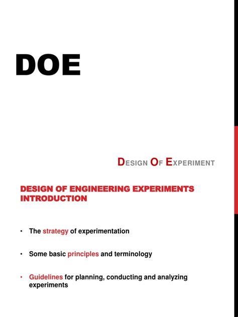 Doe Intro Pdf Experiment Analysis Of Variance
