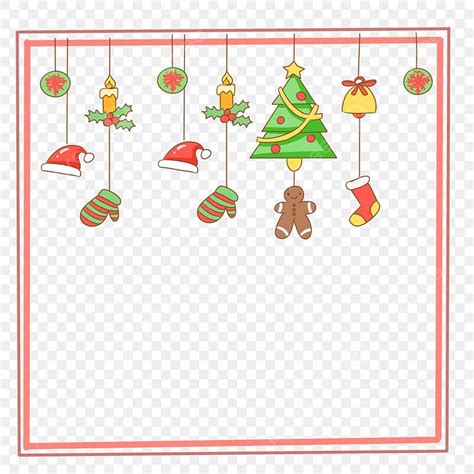 크리 에이 티브 크리스마스 일러스트 테두리 아름다운 해피 글로벌 크리스마스 자유형 크리스마스 테두리 창의 크리스마스 테두리 Png 일러스트 및 Psd 이미지 무료
