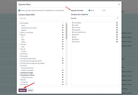 Exportar Datos Odoo A Excelcsv Develogers