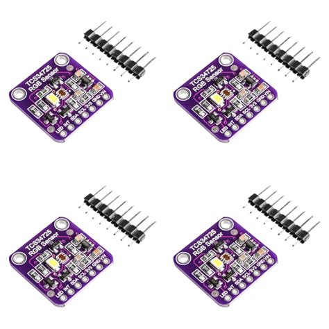 4uds Módulo De Reconocimiento De Sensor De Color Rgb Tcs34725 Para