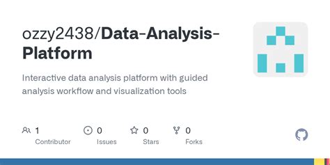 Github Ozzy2438 Data Analysis Platform Interactive Data Analysis Platform With Guided