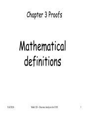 Mathematical Proofs and Reasoning in Discrete Analysis | Course Hero