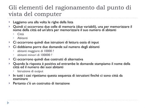 Esercizio Sugli Algoritmi Ppt