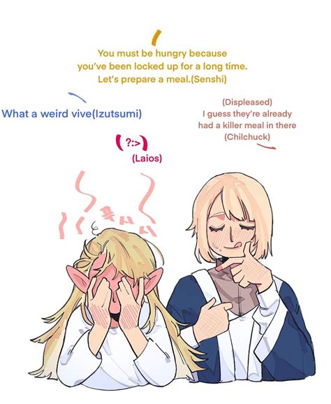 Pin De Fujoshi Em Dungeon Meshi Relacionamentos Fofos Animações