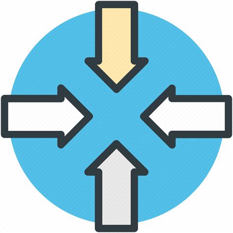Center Decrease Inwards Reduce Shrink Icon Download On Iconfinder