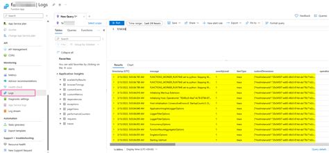 Raw Data Of Logs Record In Azure Functions Stack Overflow
