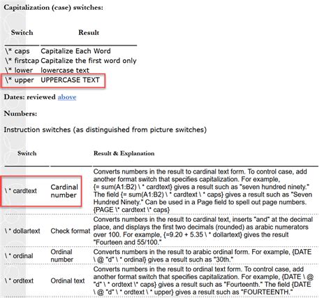 Text Formatting How Do I Use Fields To Automatically Number Sections Using Words Super User