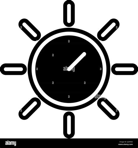 User Interface Sun Icon Stock Vector Image And Art Alamy