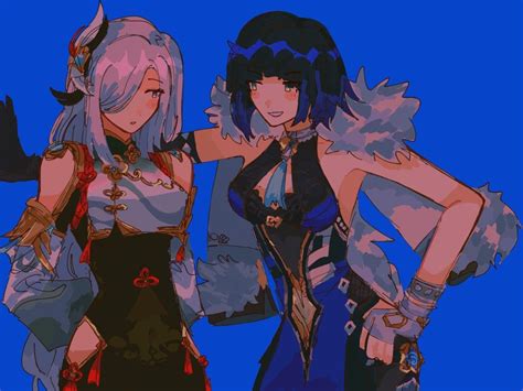 Yelan Twitter Anime Character Design Fan Art