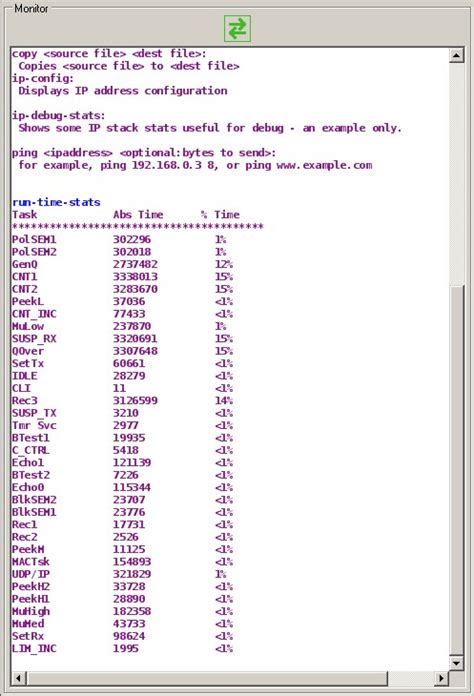 Freertos With Fat Udp And Cli Running On The Sam4e Arm Cortex M4