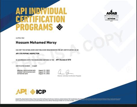 hossam mohamed on linkedin i m glad to share with you that i finally got my api 570 piping