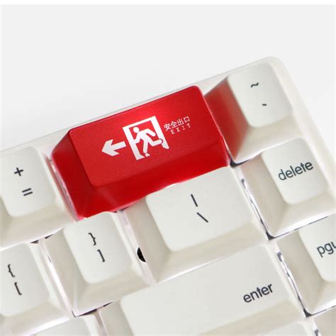 Backspace Safety Evacuation Exit Backspace Key Personality Translucent