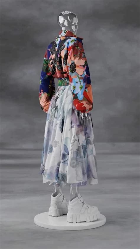 Create 3d Fashion Animation 3d Cloth 3d Cloth Simulation 3d Garment Animation By Xanthe