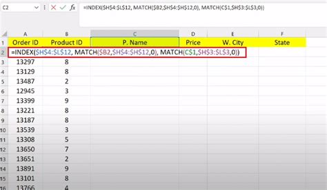 Index Match Formula In Excel With Example At Ben Charlene Blog