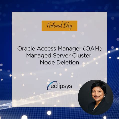 How To Eliminate Node S From Oam Cluster Eclipsys Solutions Inc Posted On The Topic Linkedin