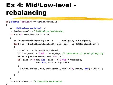 Ppt Advanced Users Workshop Custom Backtester Interface Powerpoint