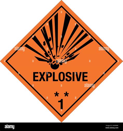Class 1 Hazardous Hazmat Material Label Iata Transportation Explosive Stock Vector Image And Art Class 1 Hazardous Hazmat Material Label Iata Transportation Explosive Stock Vector Image And Art