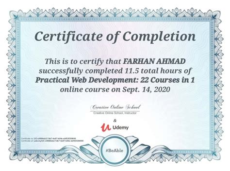 Farhan Ahmad On Linkedin It Was Very Fun Filled And Highly Knowledgeable Experience Course Of Web…