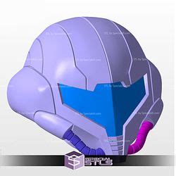 Cosplay Stl Files Samus Aran Helmet Specialstl