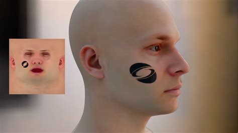 Adding A Brand New Siggraph Logo To The Diffuse Texture Note That The Gauface Counterpart