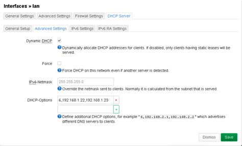 How Can I Overwrite Dhcp Option 57 Installing And Using Openwrt Openwrt Forum