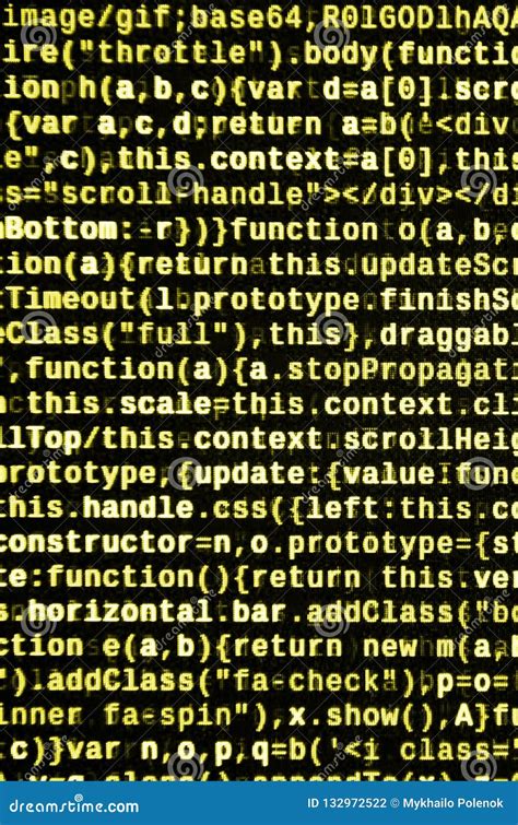 Javascript Functions Variables Objects Monitor Closeup Of Function