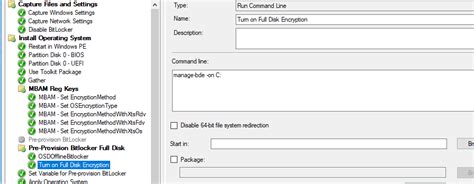 Pre Provision Bitlocker Full Disk Encryption With Mbam In Mdt Or Sccm Task Sequence— Updated