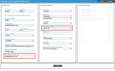 Configuring Multi Factor Authentication