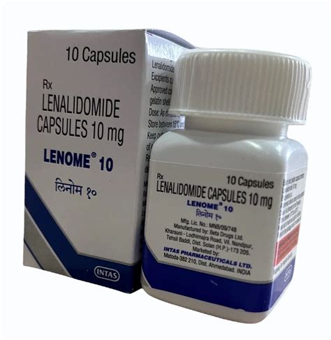 Lenome Lenalidomide 10mg Capsules At ₹ 850 Bottle Nikol Ahmedabad Id 2854083211362