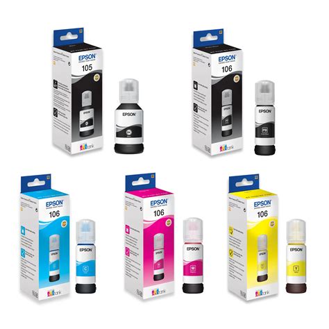 Epson 105-106 Mastilo Ink Original Komplet 5 Boja – Toner House