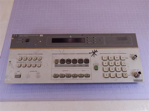 Hp Hewlett Packard 8901a Modulation Analyzer Front Panel T95643 Oco Industrial