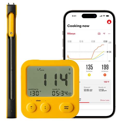 Combustion Predictive Thermometer And Display Wireless Meat Thermometer