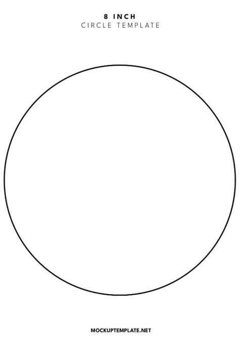 Free Printable Circle Templates 20 Pdf