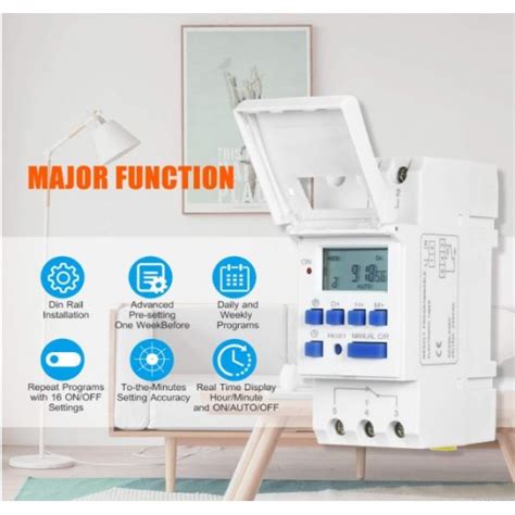 Programmable Timer Relay Control Weekly Thc15a Citytech Bd