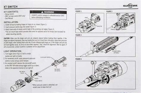 Surefire Xt07 Weaponlight Switch [ Black ] Valor Tactical