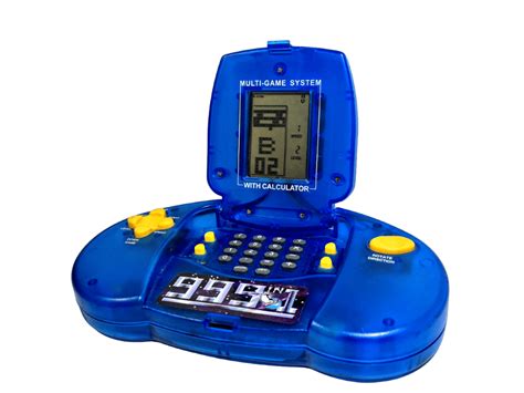 999 In 1 Multi Game System W Calculator Hand Held Video Game Vintage