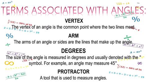 Mathematics 7 Angles Naming Types And How To Measure Them Pptx