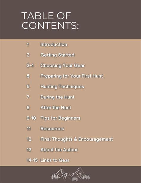 The Ultimate Beginners Hunting Guide Etsy