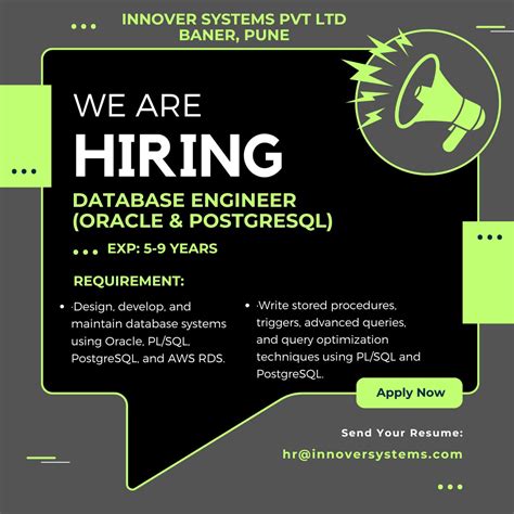 poorva kadam on linkedin hiring databaseengineer oracle postgresql