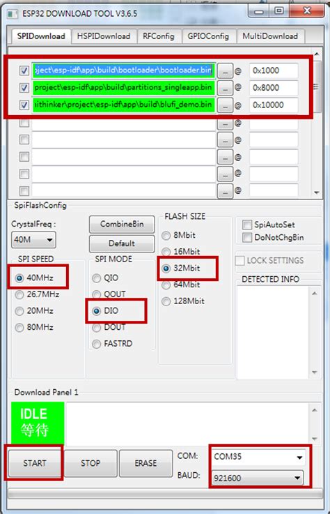 Esp32學習筆記（二）－esp32燒錄固件步驟