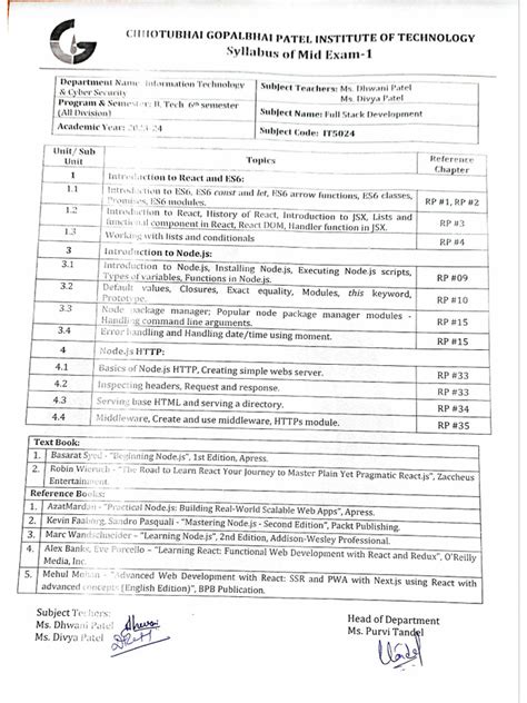 Fsd Syllabus Pdf