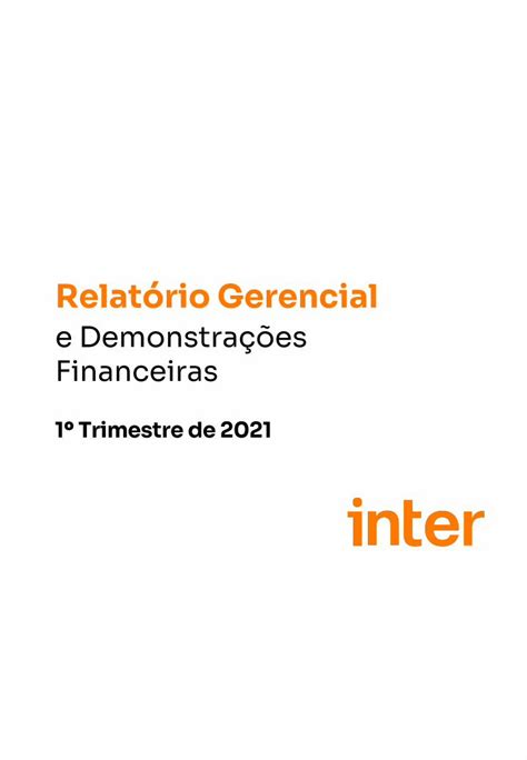 Pdf Relatório Gerencial Banco Inter Relações Com Dokumentips