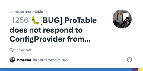🐛 Bug Protable Does Not Respond To Configprovider From Antd · Issue
