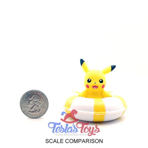 Pokemon Floatie Mini Figure Collection Complete Set Of 5 Teslas Toys