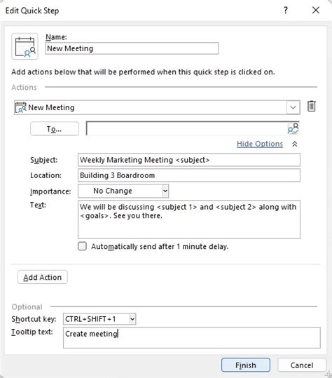 Efficiently Plan Meetings With Outlooks Meeting Invite Templates Myexcelonline
