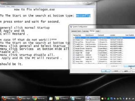 How To Fix A Winlogon Exe Application Error YouTube