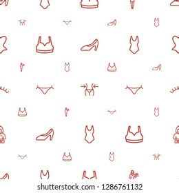 Sexy Icons Pattern Seamless White Background Stock Vector Royalty Free Shutterstock